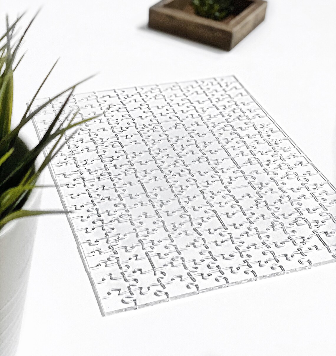 Clear Impossible Jigsaw Puzzle Acrylic Choose 500 360 200 or | Etsy