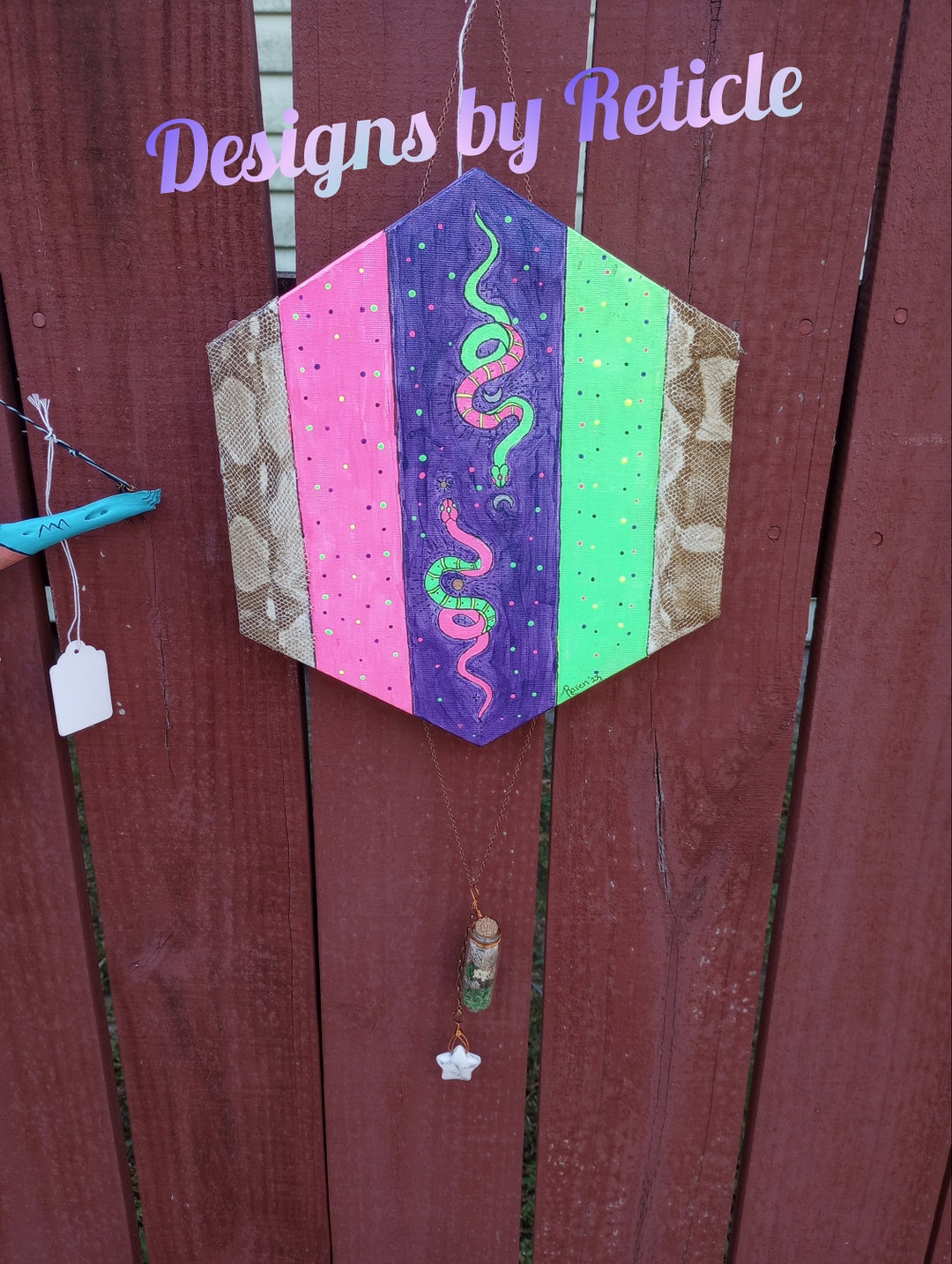 Universal Love UV Painted Snakes - Etsy