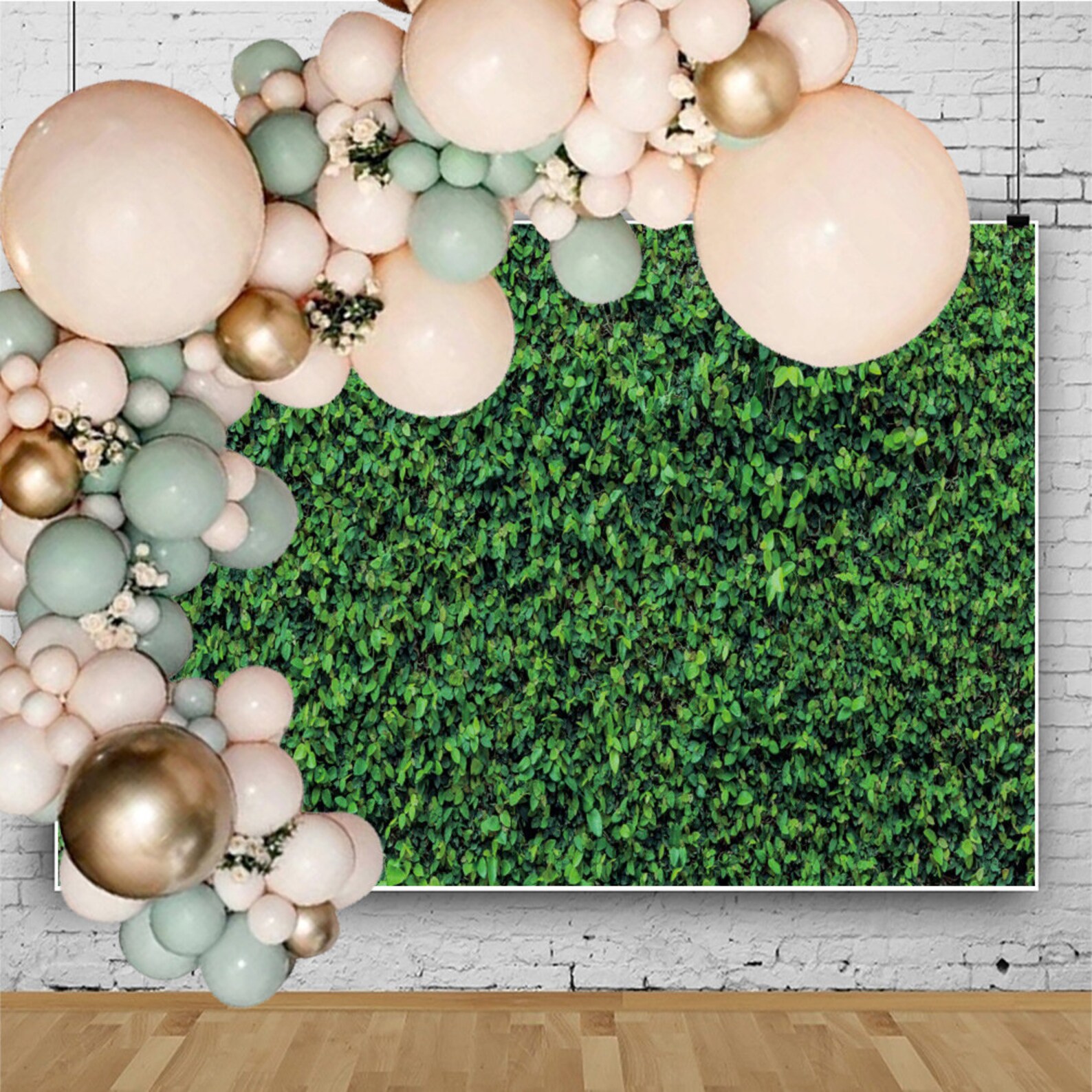 Greenery Backdrop 7x5ft Vinyl Greenery Safari Baby Shower - Etsy