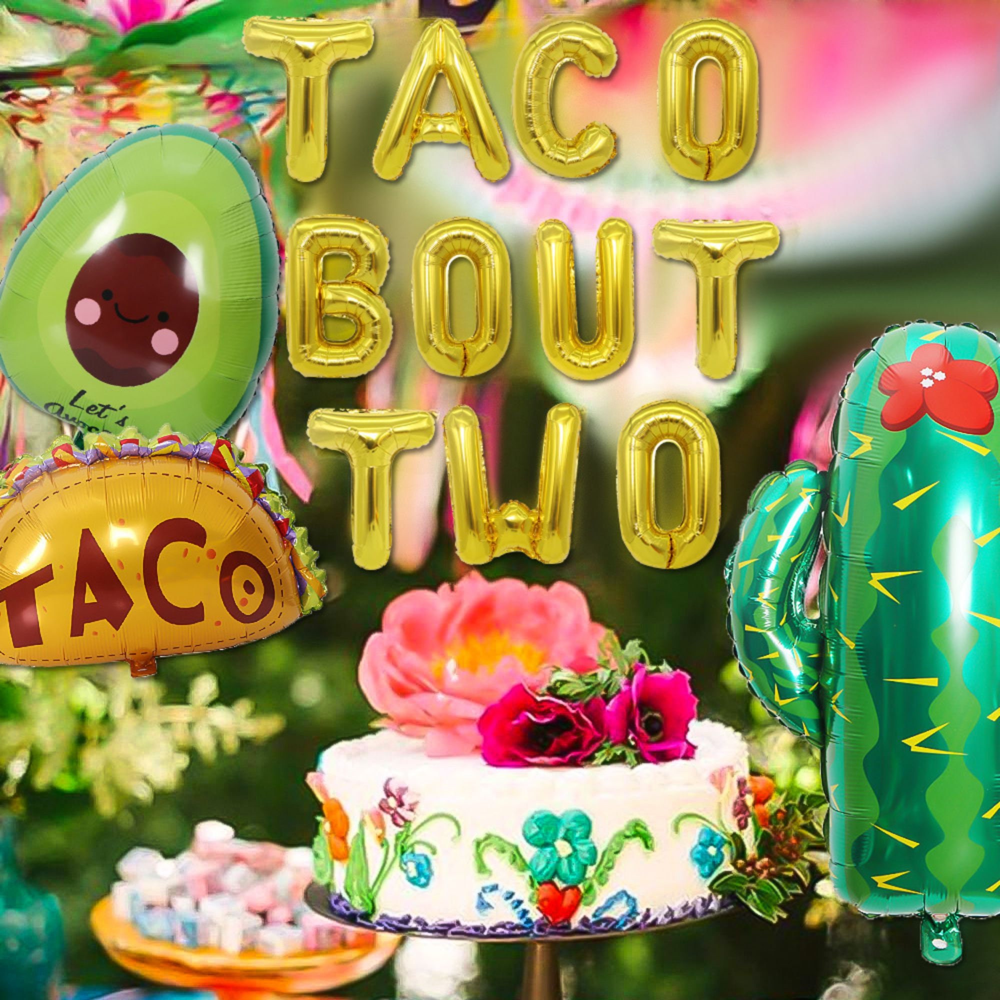Taco Bout Two BirthdayTACO BOUT TWO bannerTaco Twosday2nd | Etsy