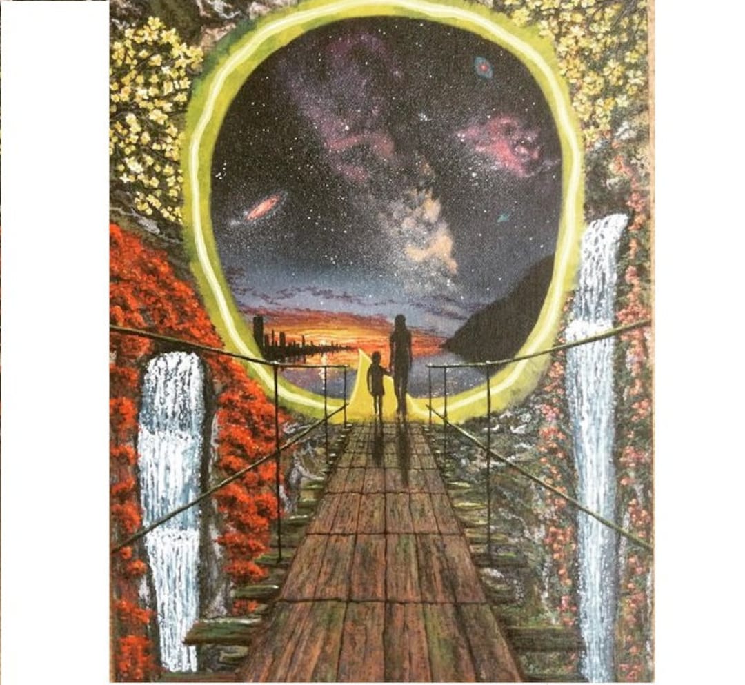 Fantasy Oil Painting "the Guide" - Etsy