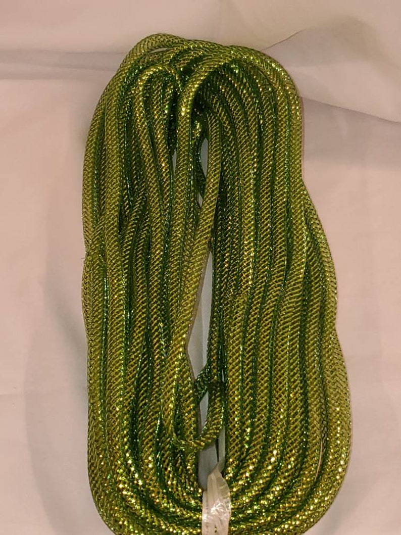 Decorative Mesh Tubing (harvest Green) - Etsy