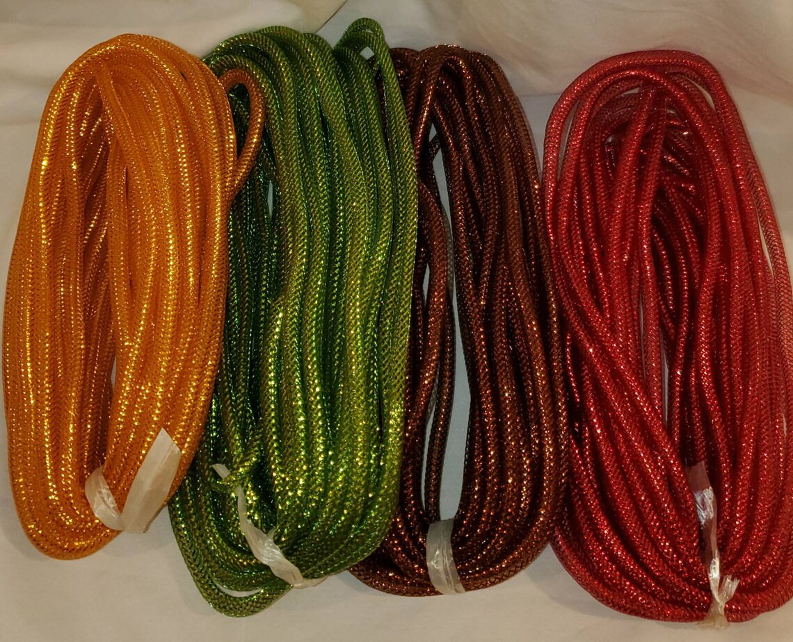 Decorative Mesh Tubing (harvest Gold) - Etsy