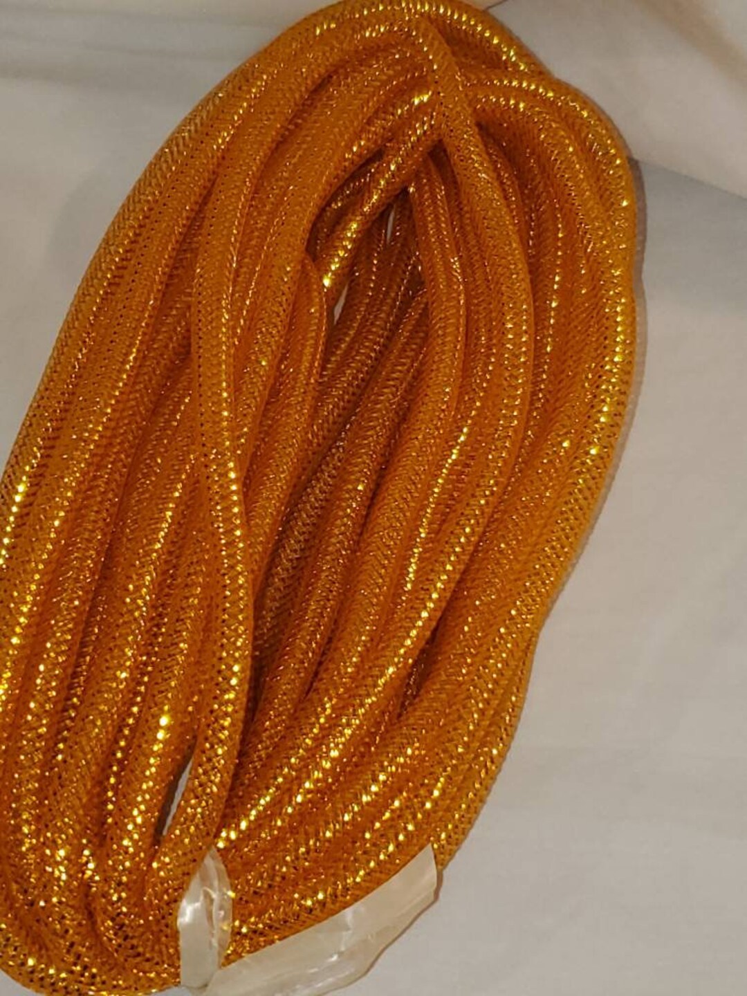 Decorative Mesh Tubing (harvest Gold) - Etsy