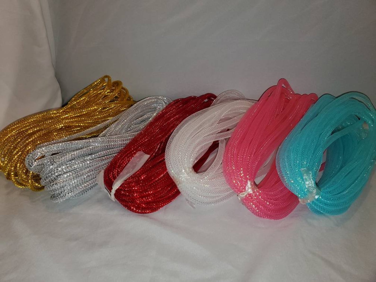 Decorative Mesh Tubing (blue) - Etsy