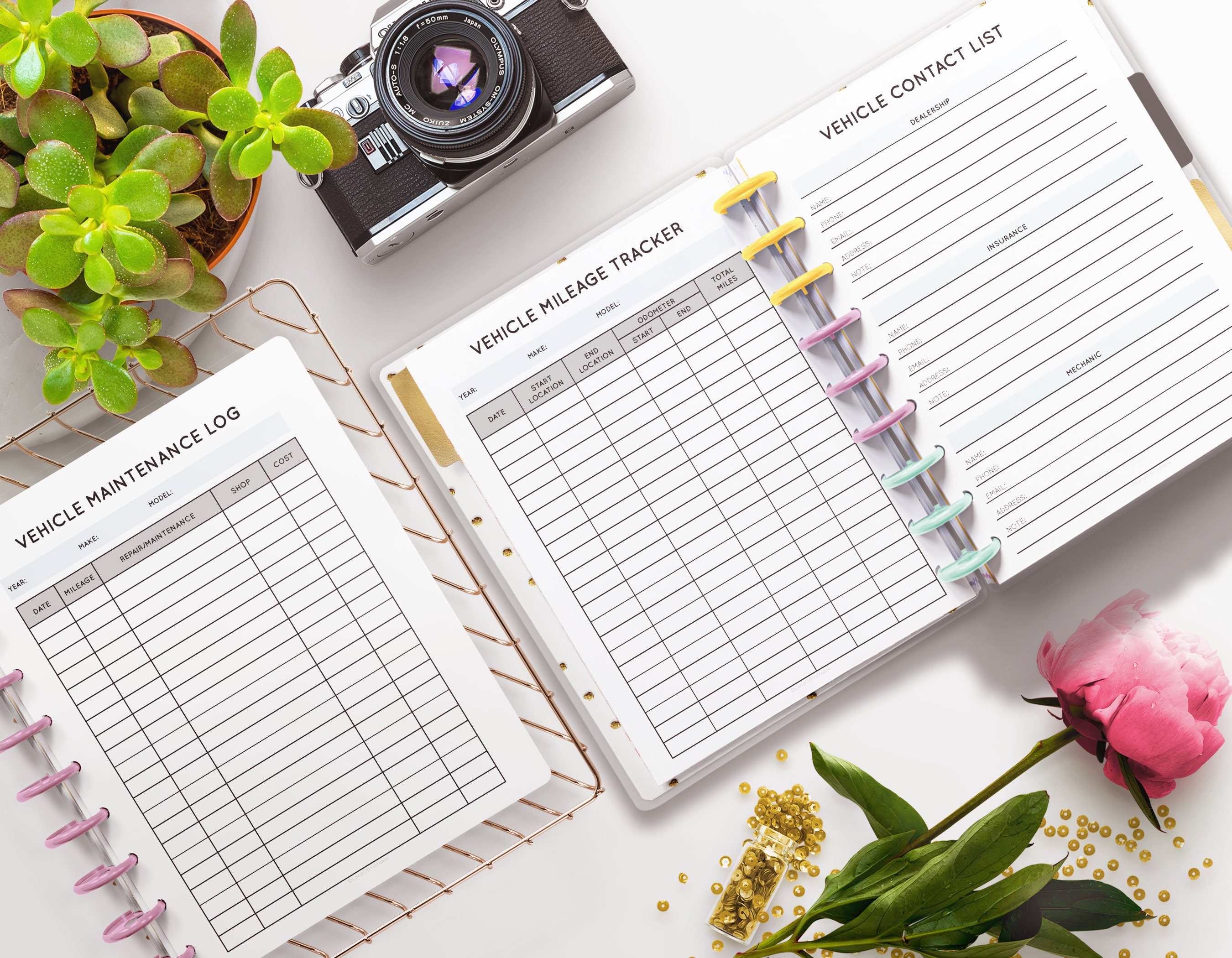 Car Maintenance Log, Vehicle Maintenance, Car Log Book, Car Maintenance ...