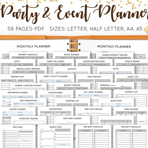 Event Planner Birthday Party Planner Event Coordinator - Etsy