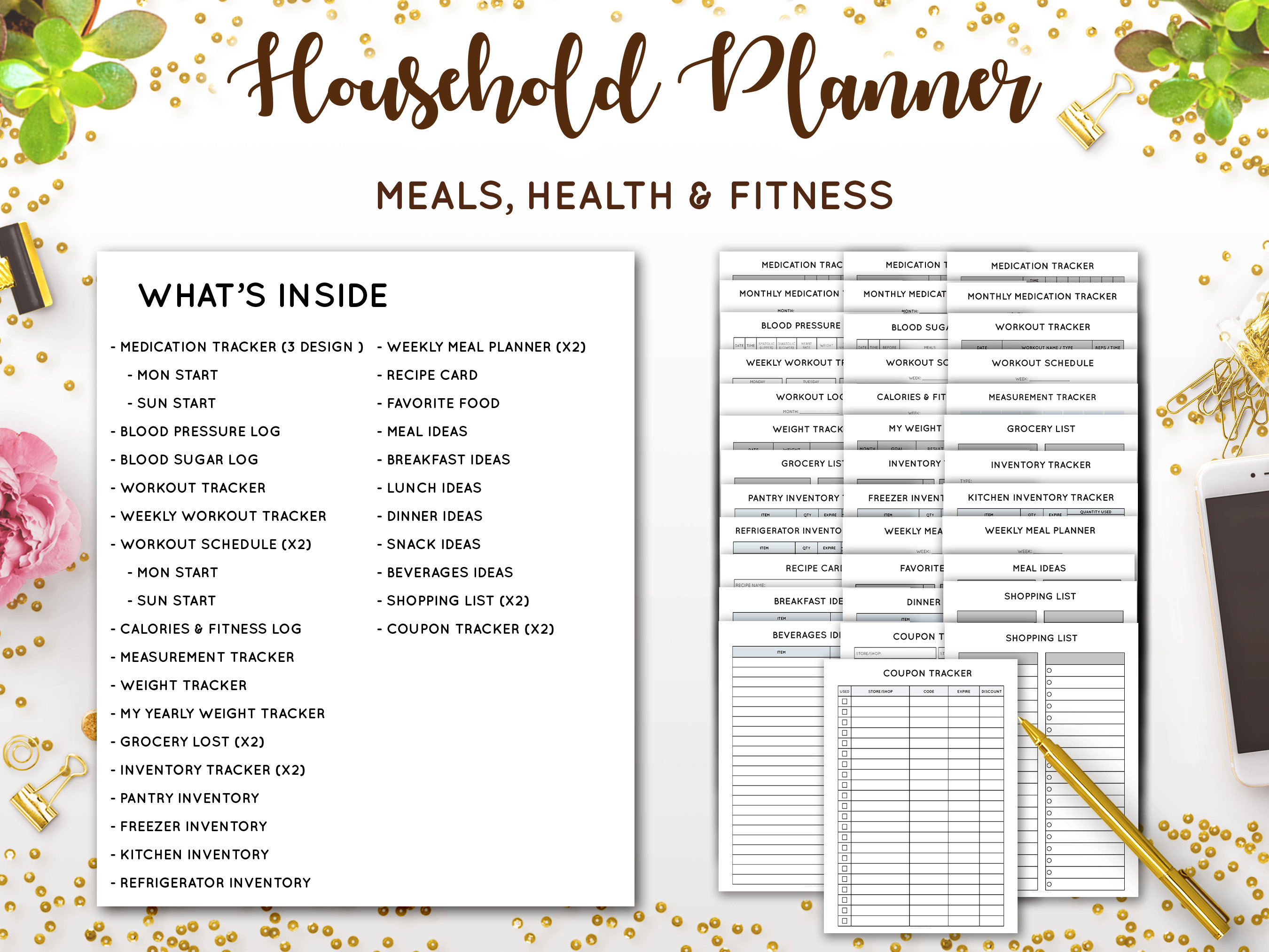 Household Planner Home Management Planner Household Binder - Etsy