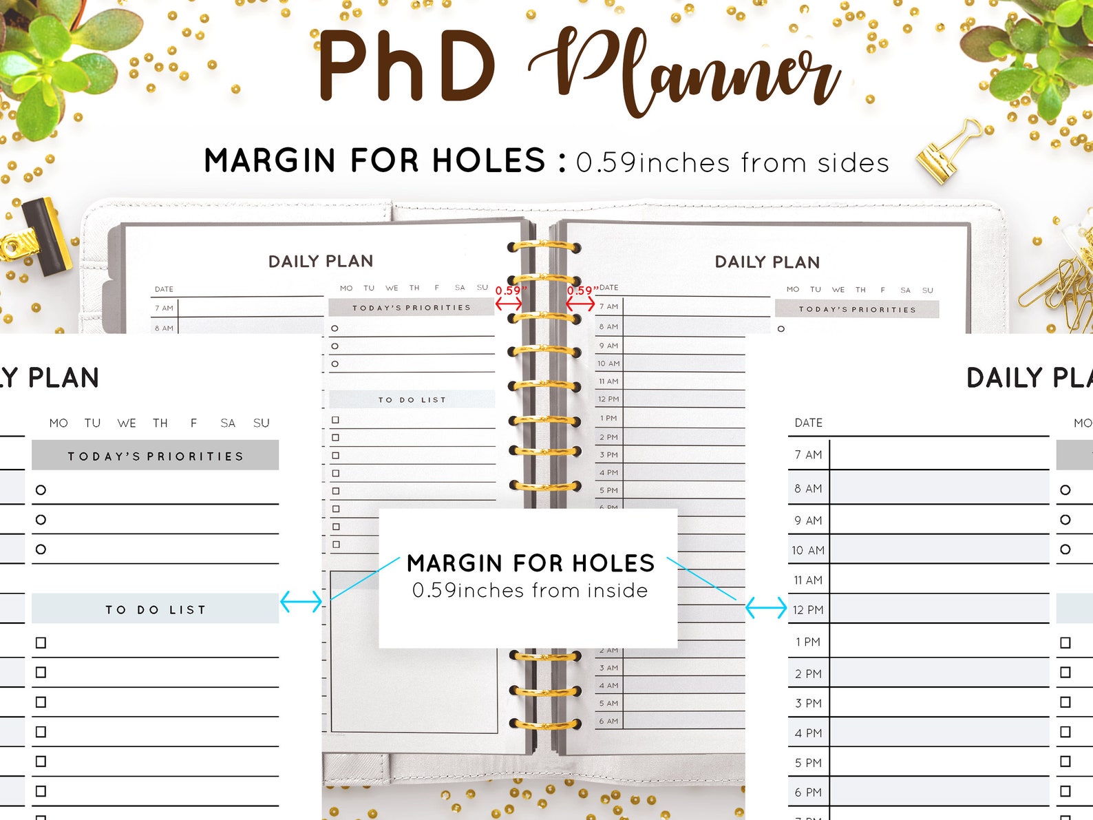 Phd Planner Graduate School Planner Thesis Planner - Etsy