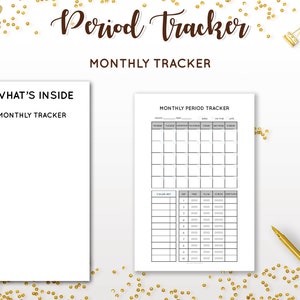 Period Tracker Printable Ovulation Tracker Fertility - Etsy