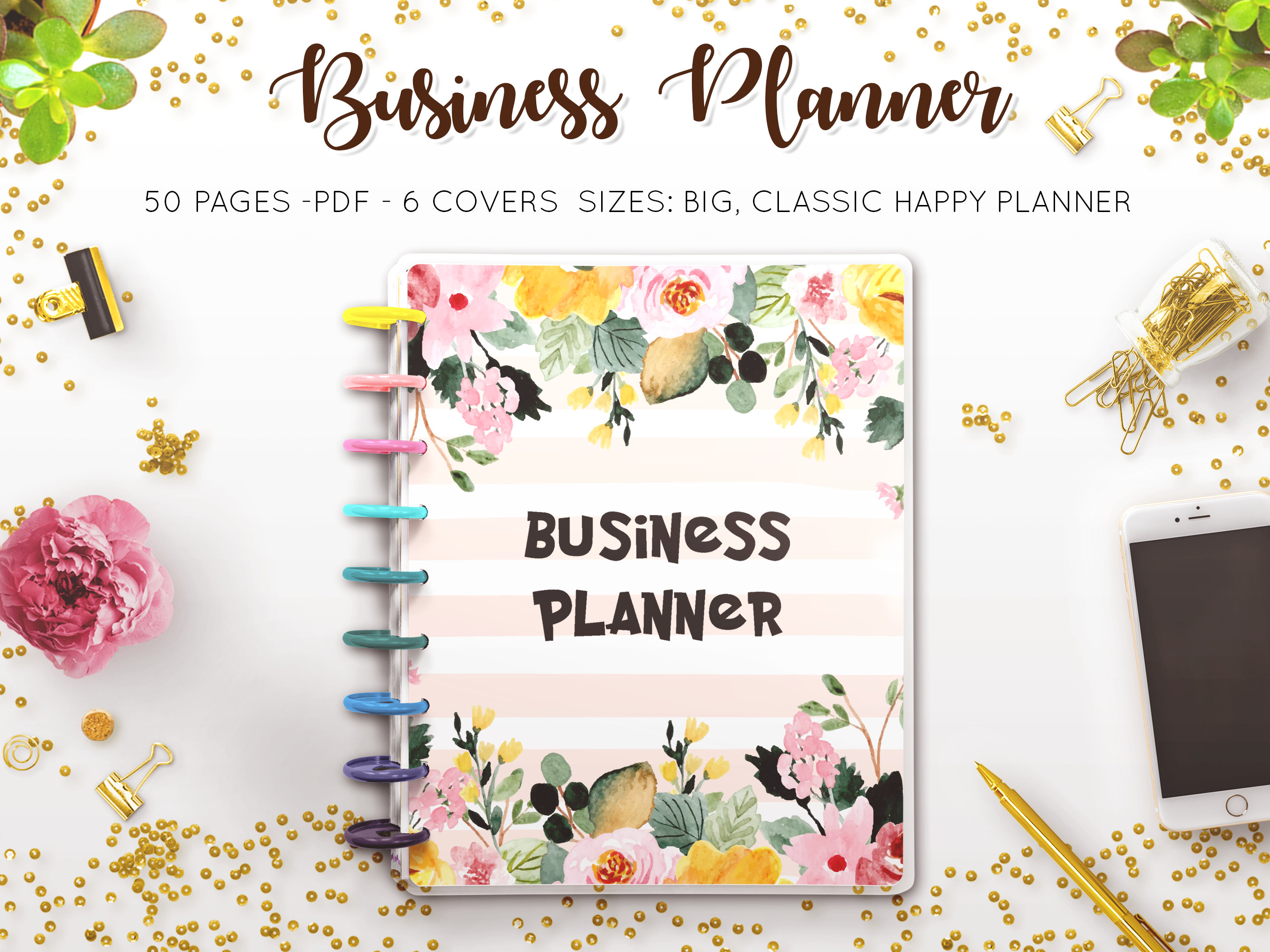 Business Planner, Small Business Planner Template, Home Business ...