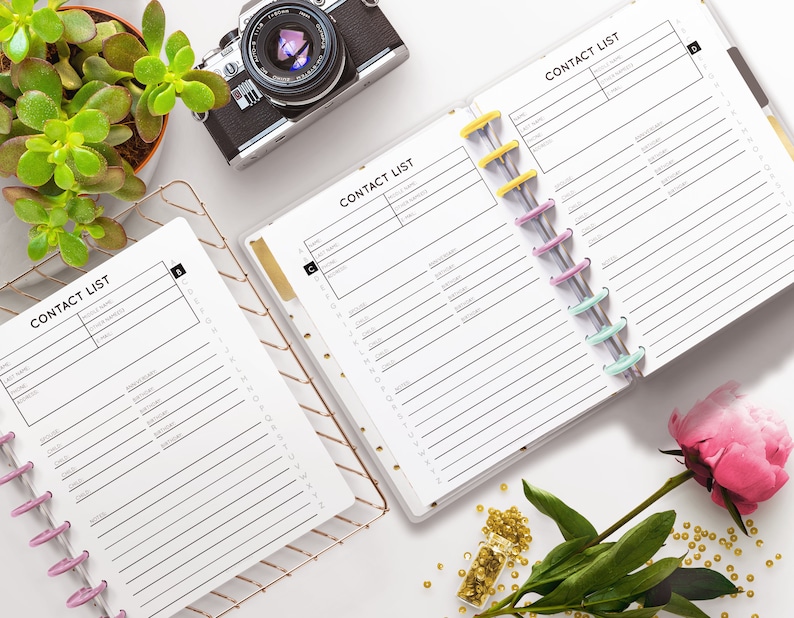 Detailed Address Book Contact List Log Contact Book Address Book With ...