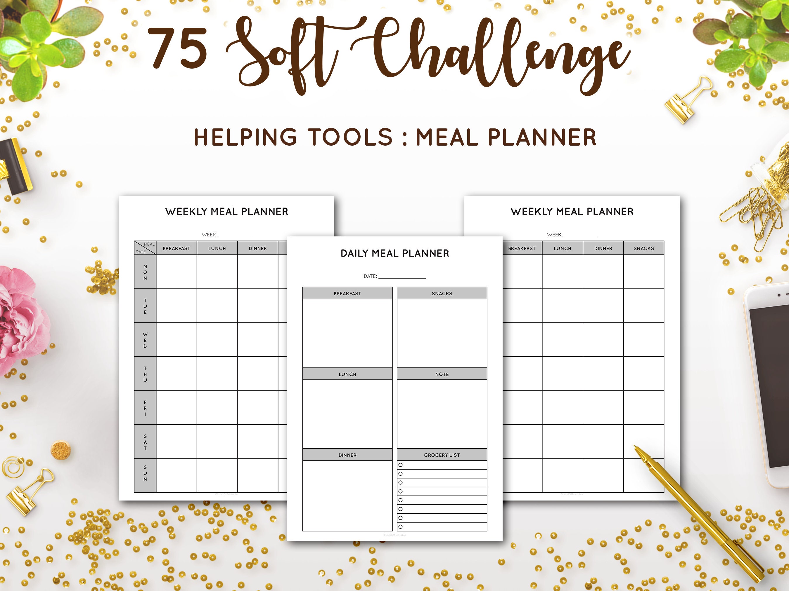 75 Soft Challenge Template Portal Tutorials