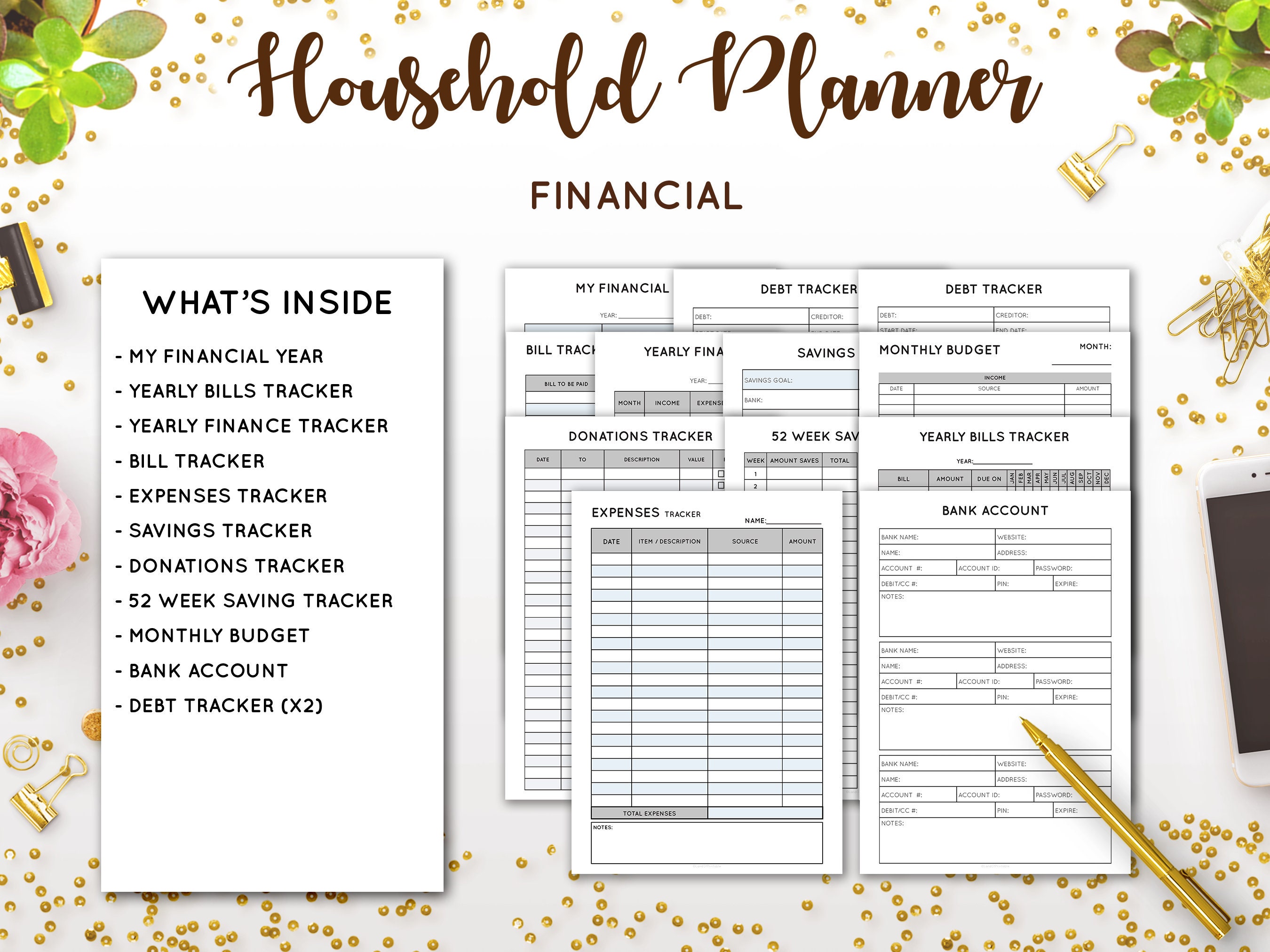 Household Planner Home Management Planner Household Binder - Etsy