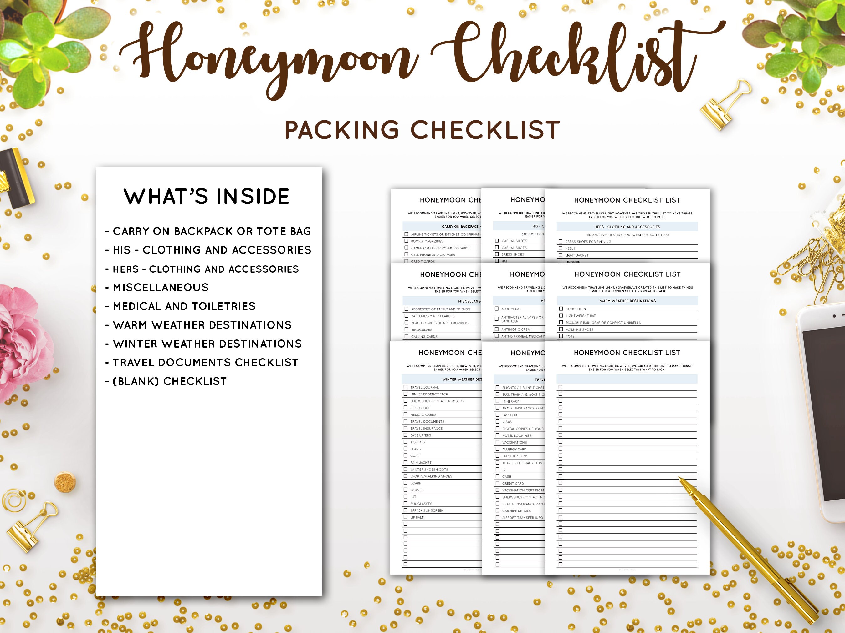 Honeymoon Checklist Honeymoon Planner Honeymoon Packing List Travel honeymoon-checklist-honeymoon-planner-honeymoon-packing-list-travel