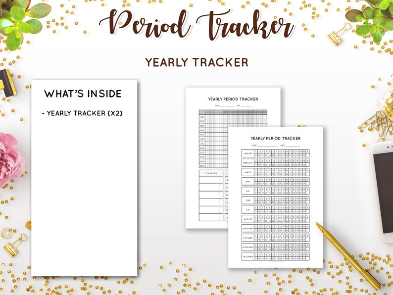Period Tracker Printable Ovulation Tracker Fertility - Etsy