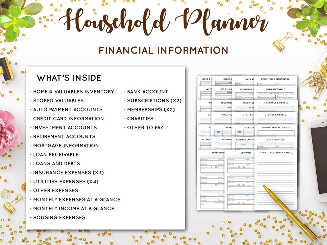 Emergency Binder Emergency Preparedness Printable in Case of - Etsy