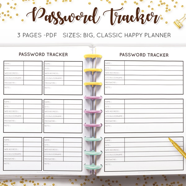 Password Keeper - Etsy