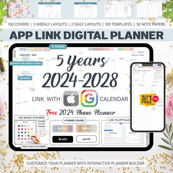 Digital Planner - Etsy