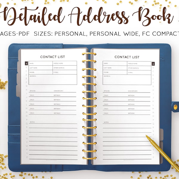 Address Book - Etsy