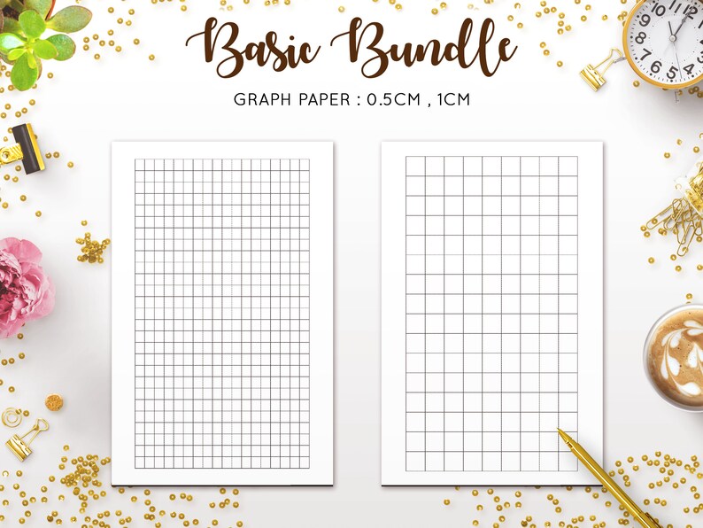 Dot Grid Paper, Lined Paper, Graph Paper, to Do List Printable, Dotted ...