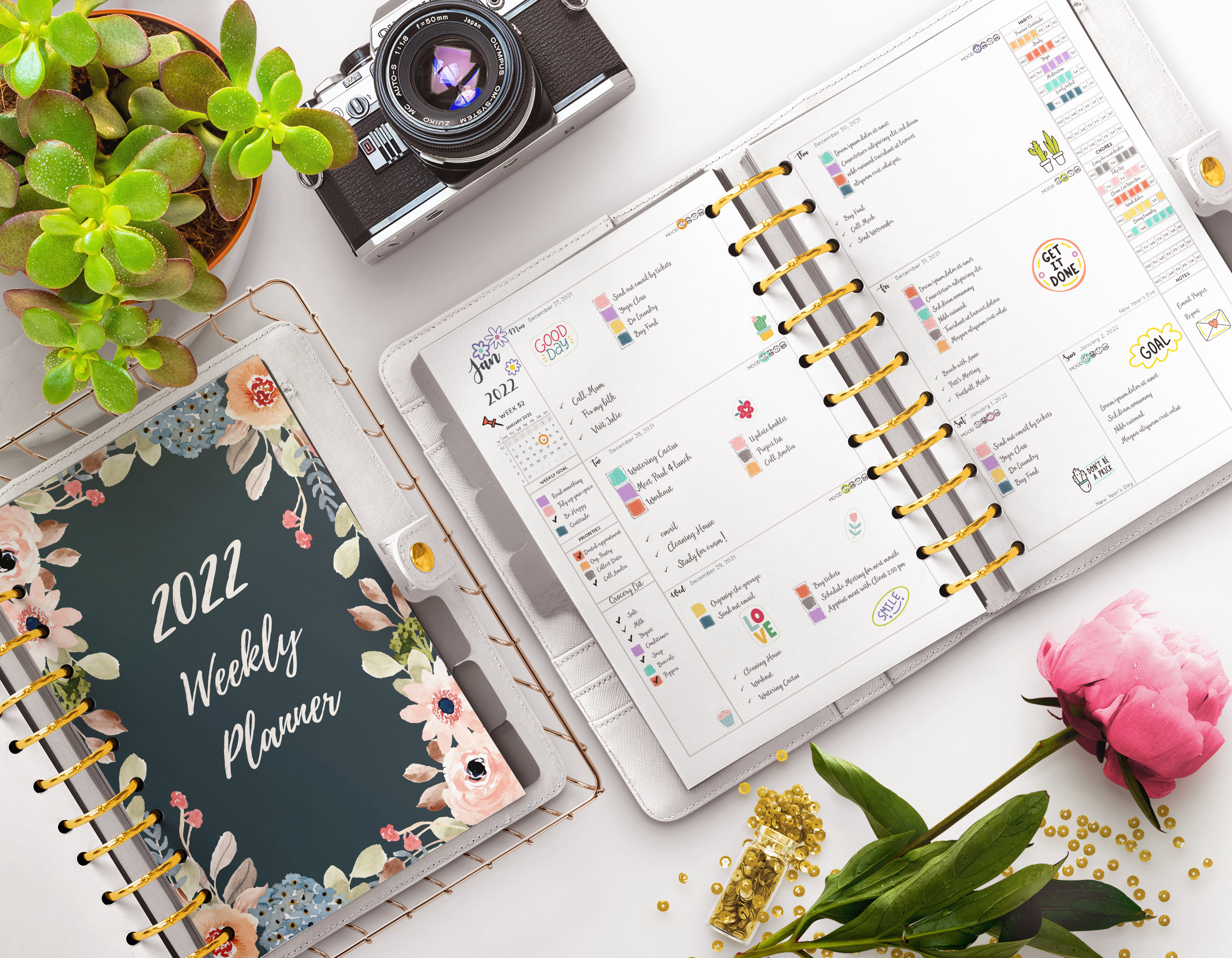 2022 2023 Weekly Planner 2022 2023 Planner 365 Day Planner - Etsy