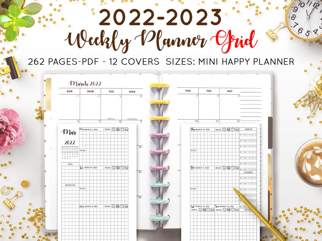 2022 2023 Weekly Planner, 2022 2023 Planner, 365 Day Planner, Schedule ...