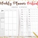 Weekly Planner Undated Vertical Layout 2 Page Worksheet Agenda Organizer Functional Habit ...