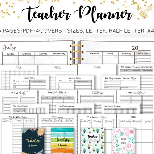 Homeschool Planner Lesson Plan Ultimate Undated Printable - Etsy