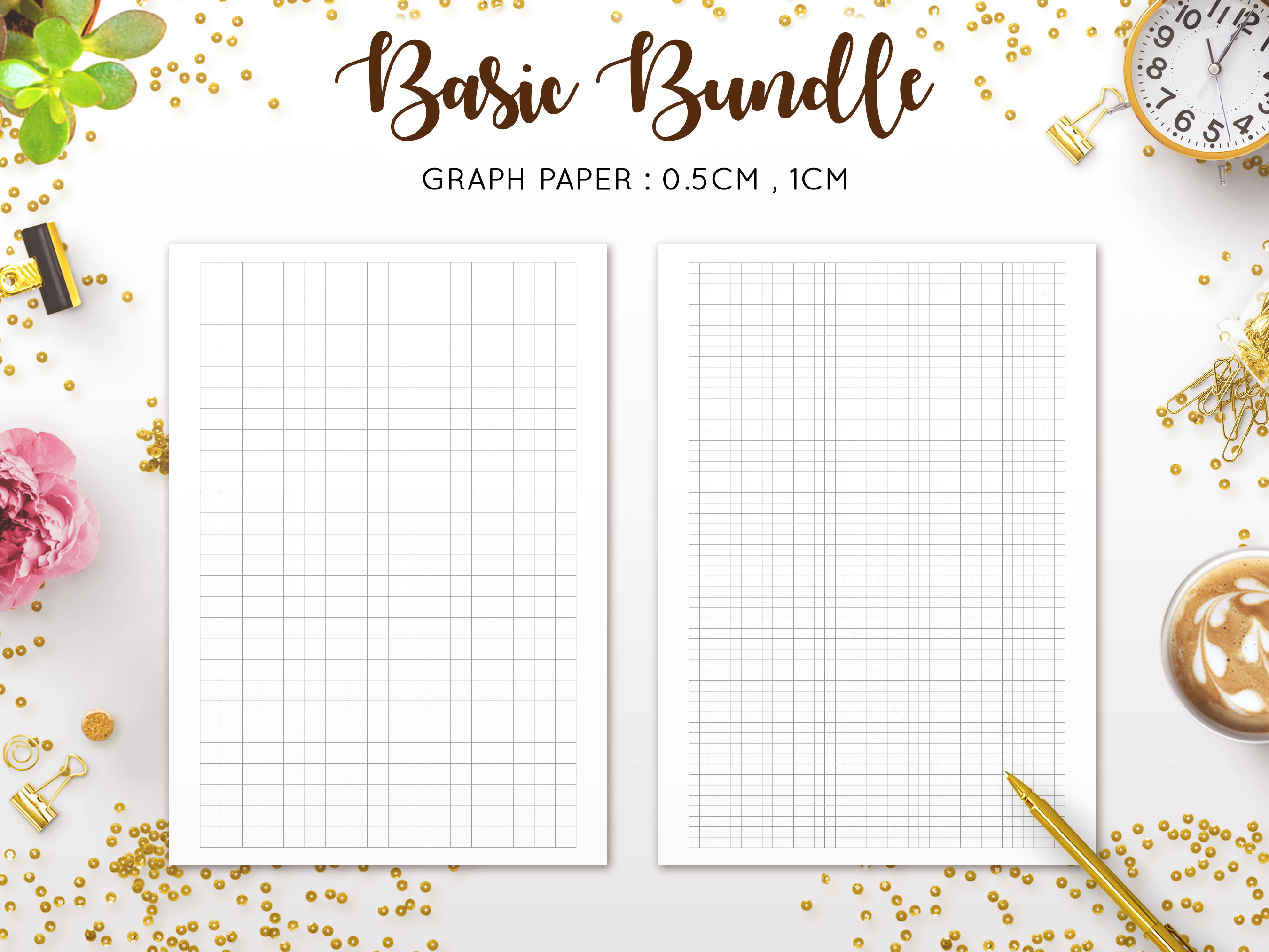 Dot Grid Paper, Lined Paper, Graph Paper, to Do List Printable, Dot ...