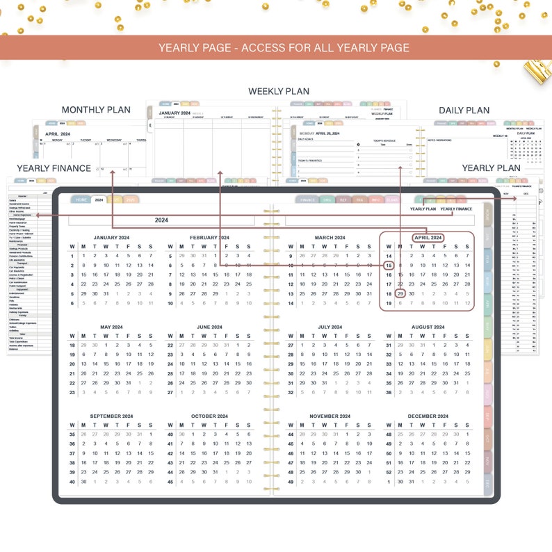 Digital Budget Planner, 2024 2025 2026, Budget Planner Goodnotes ...