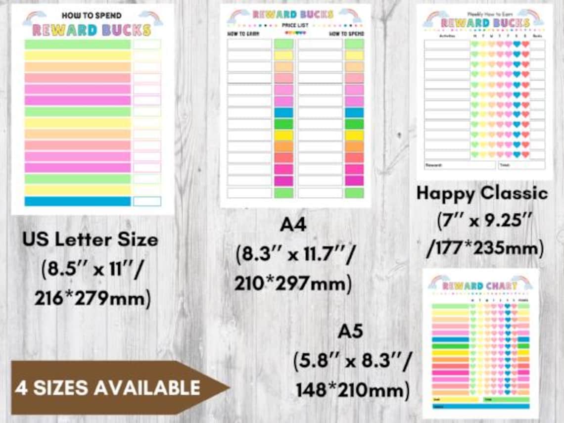 Chore Reward Points System, Chore Chart for Kids, Mom Bucks, Kids Board ...