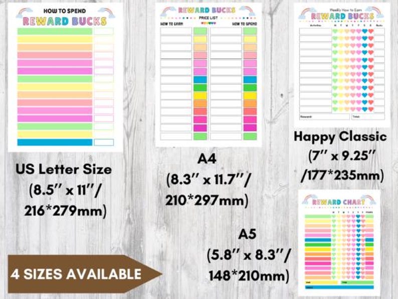 Chore Reward Points System, Chore Chart for Kids, Mom Bucks, Kids Board ...