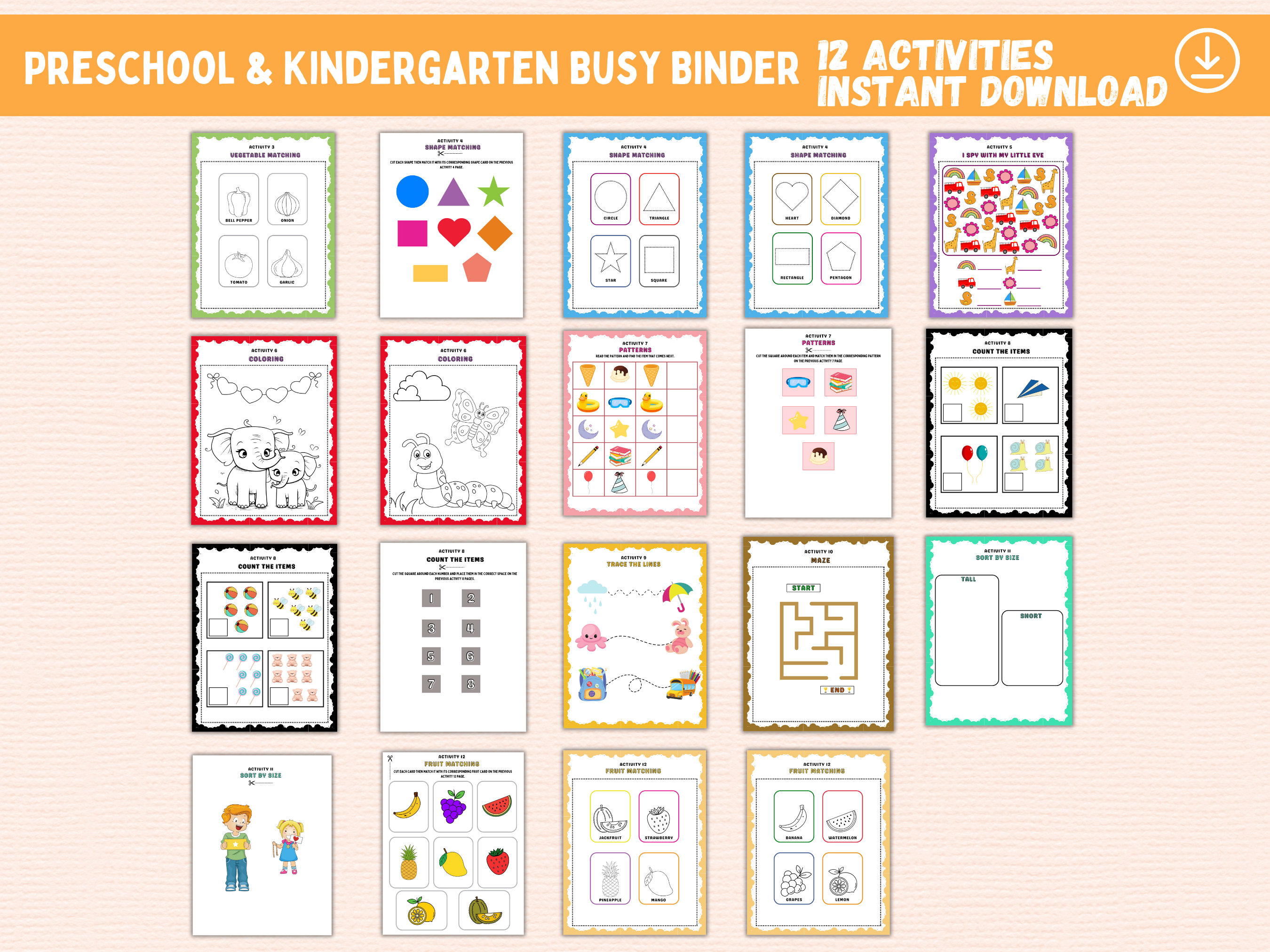 Toddler Busy Book Printable | Diy Book for Toddler | Bluey Busy Book ...