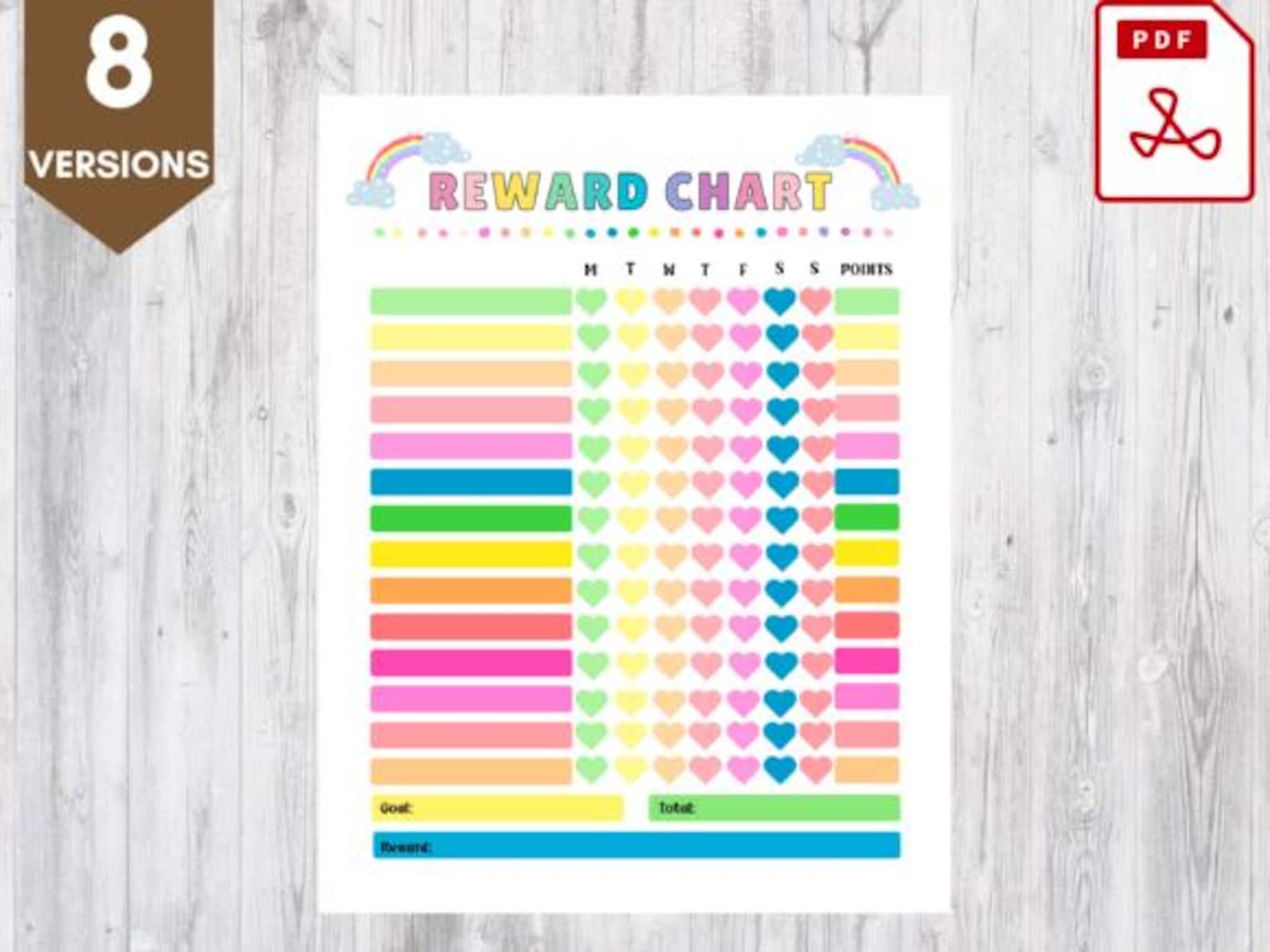 Chore Reward Points System, Chore Chart for Kids, Mom Bucks, Kids Board ...
