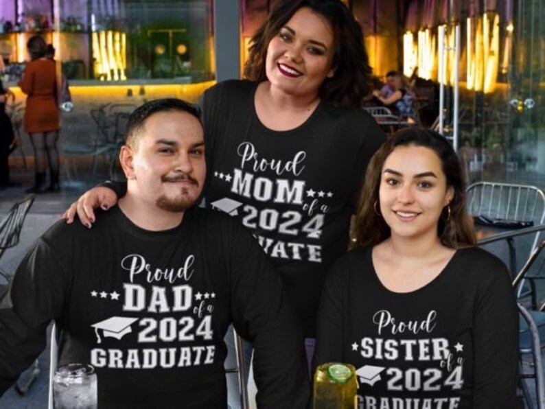 Graduation Svg Bundle Senior Family Svg Proud Mom of 2024 Graduate Svg ...