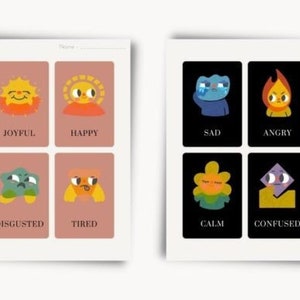 Emotion Flashcards, Zones of Regulation | School Counselor, Calming ...