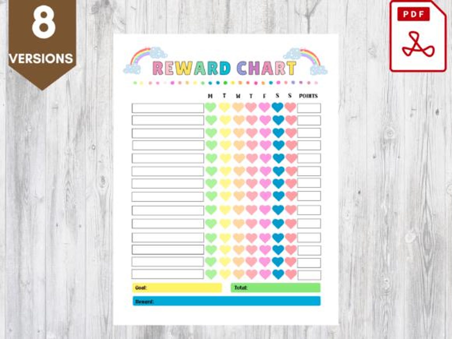 Chore Reward Points System, Chore Chart for Kids, Mom Bucks, Kids Board ...