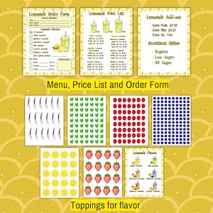 Lemonade Stand Decor Kit, DIY Summer Activity, Imaginative Role Play ...
