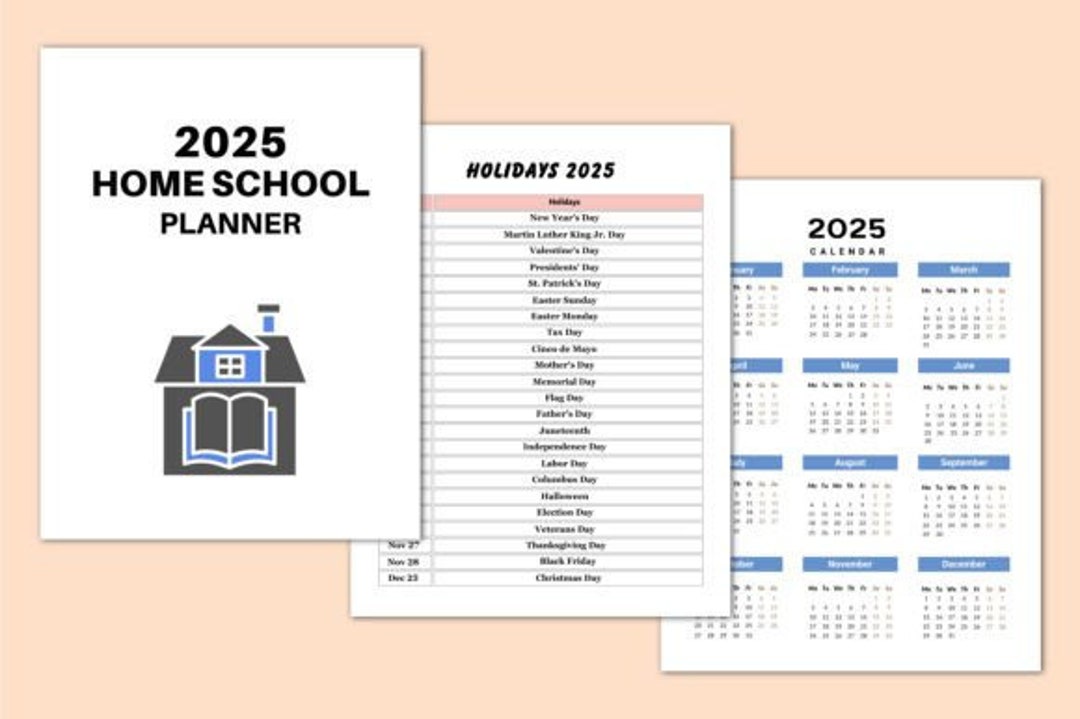 Homeschool Planner Pages | Homeschool Planner 2024-2025 | Teacher ...