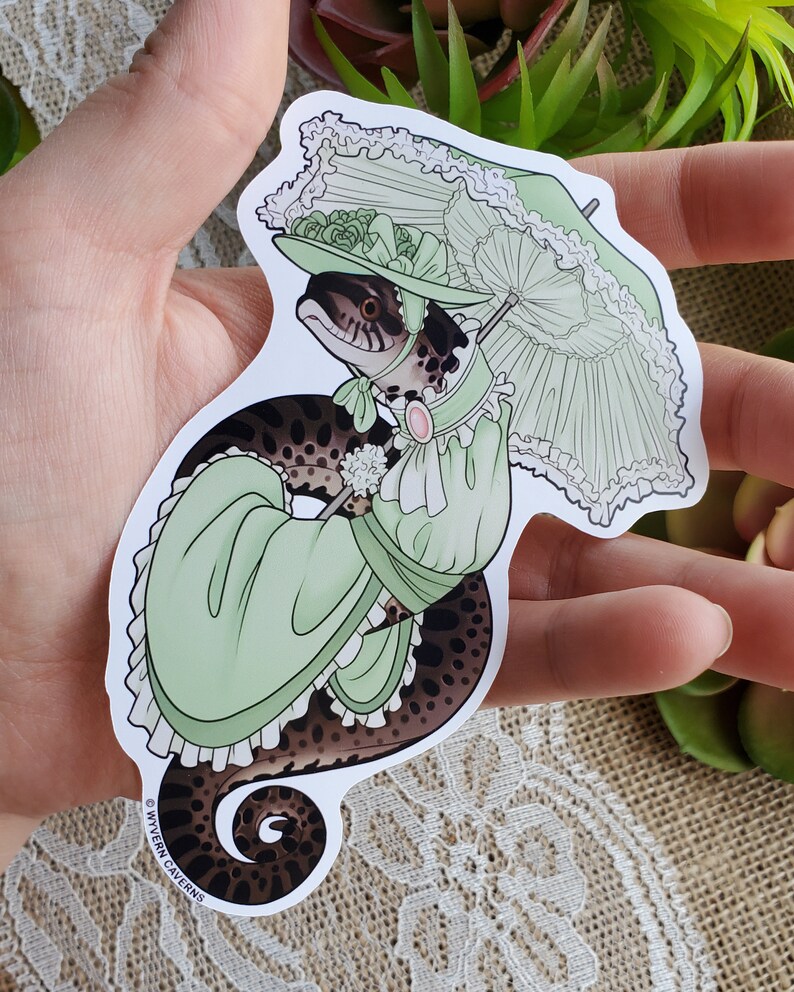 Fancy Victorian Dress: Hognose Morphs Sticker/print - Etsy