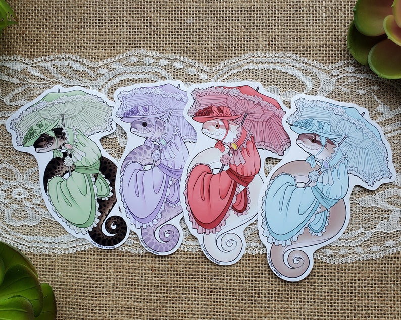 Fancy Victorian Dress: Hognose Morphs Sticker/print - Etsy