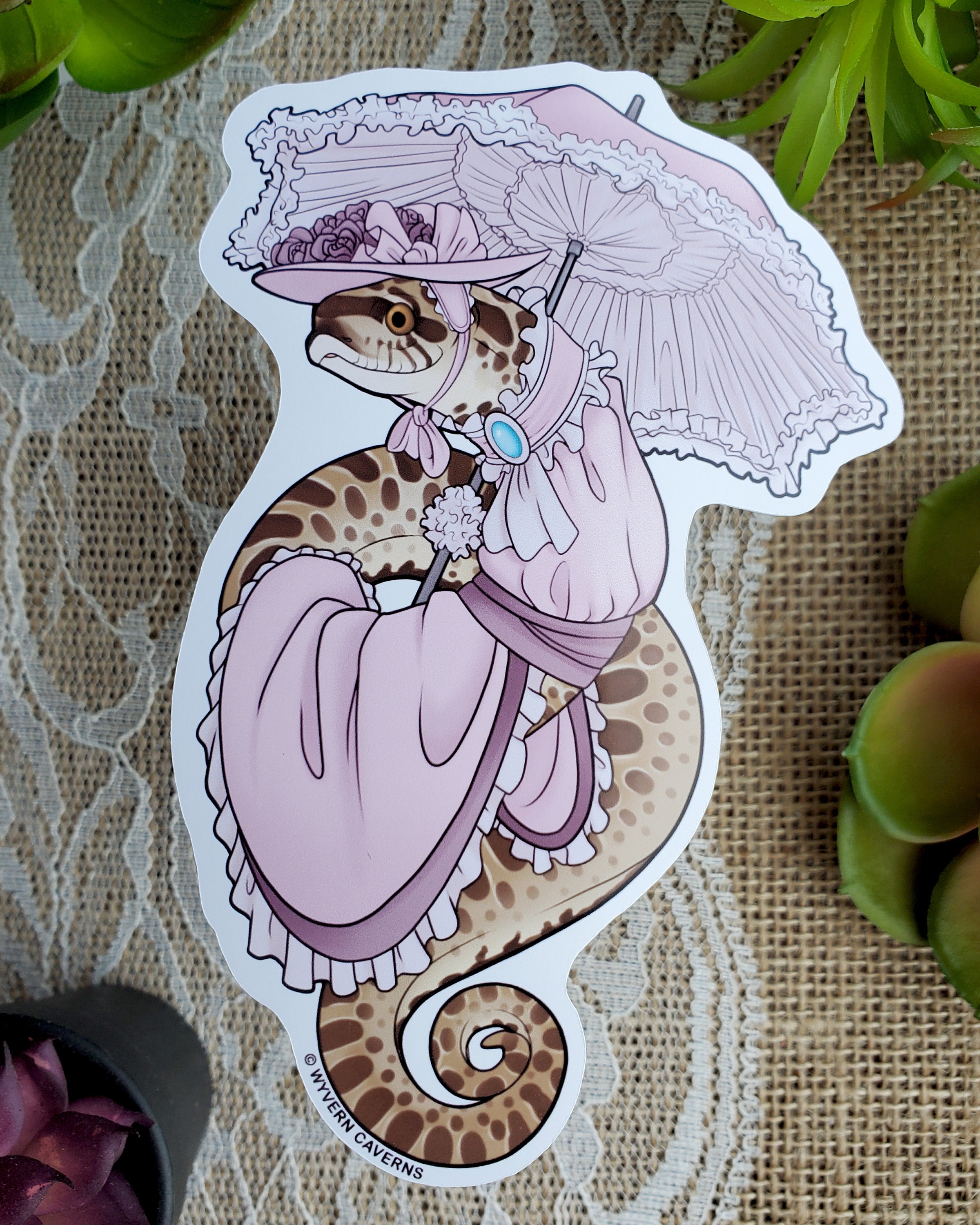 Fancy Victorian Dress: Hognose Morphs Sticker/print - Etsy