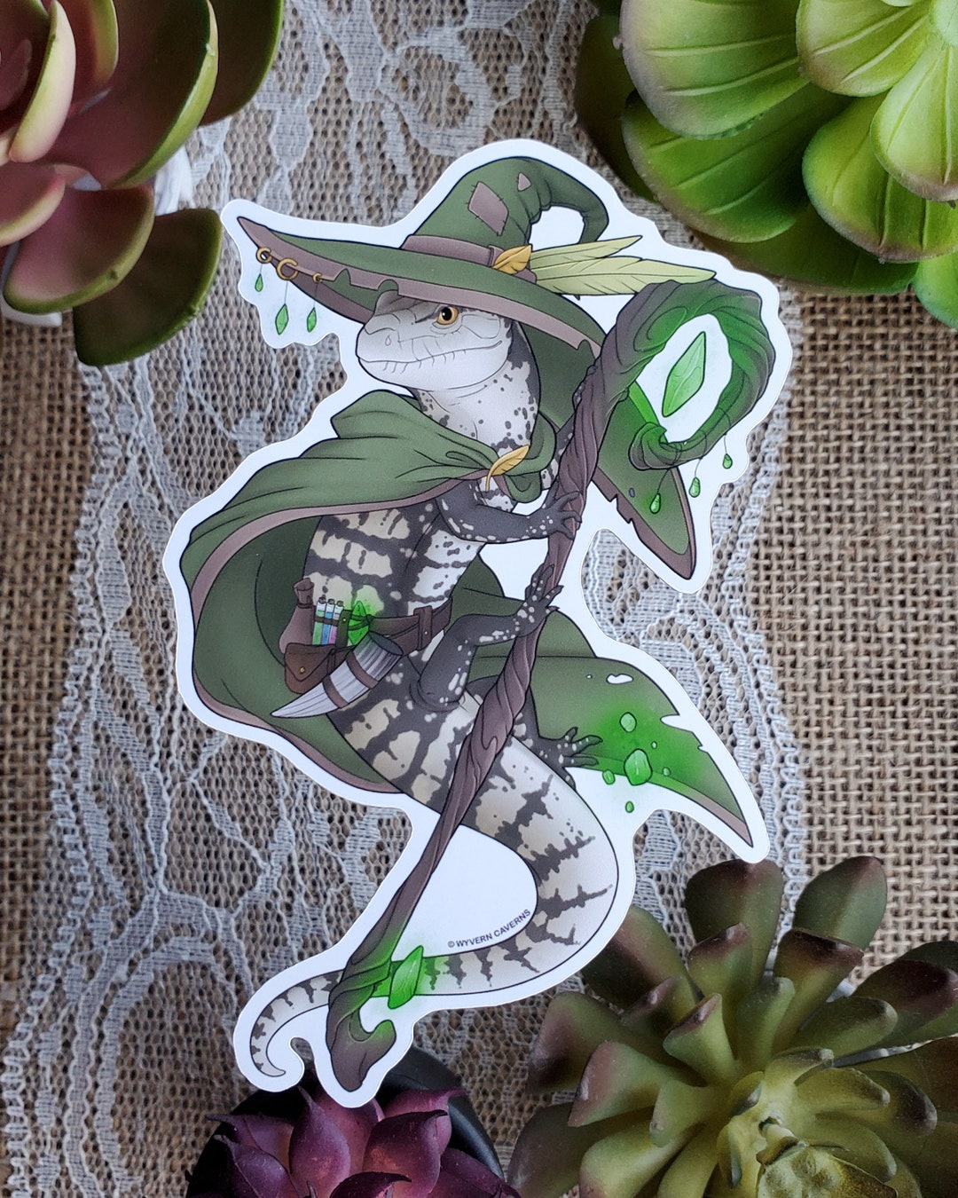 Lizard Wizard - Bluetongue Skink: Earth Print - Etsy