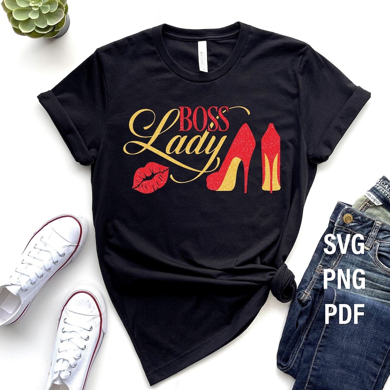 Boss Lady Svg - Etsy
