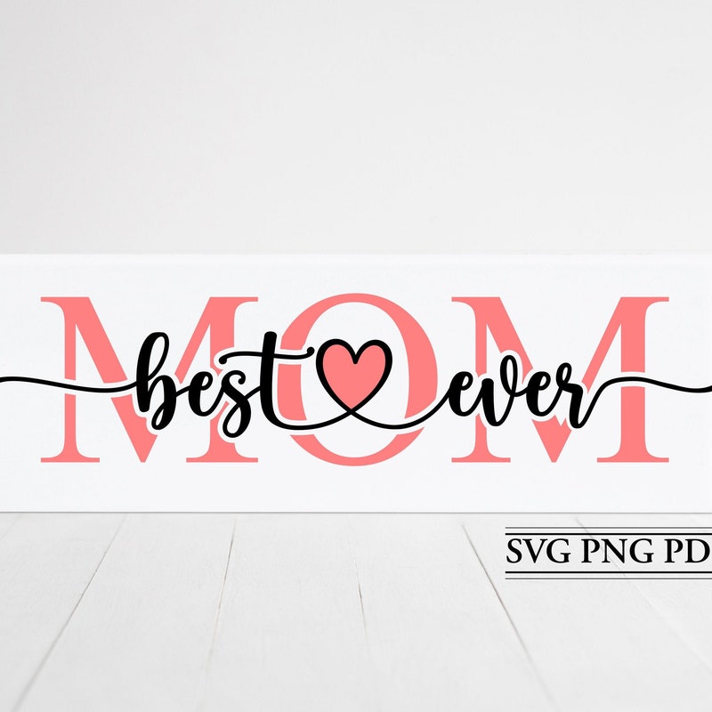 I Love Mom Clipart - Etsy