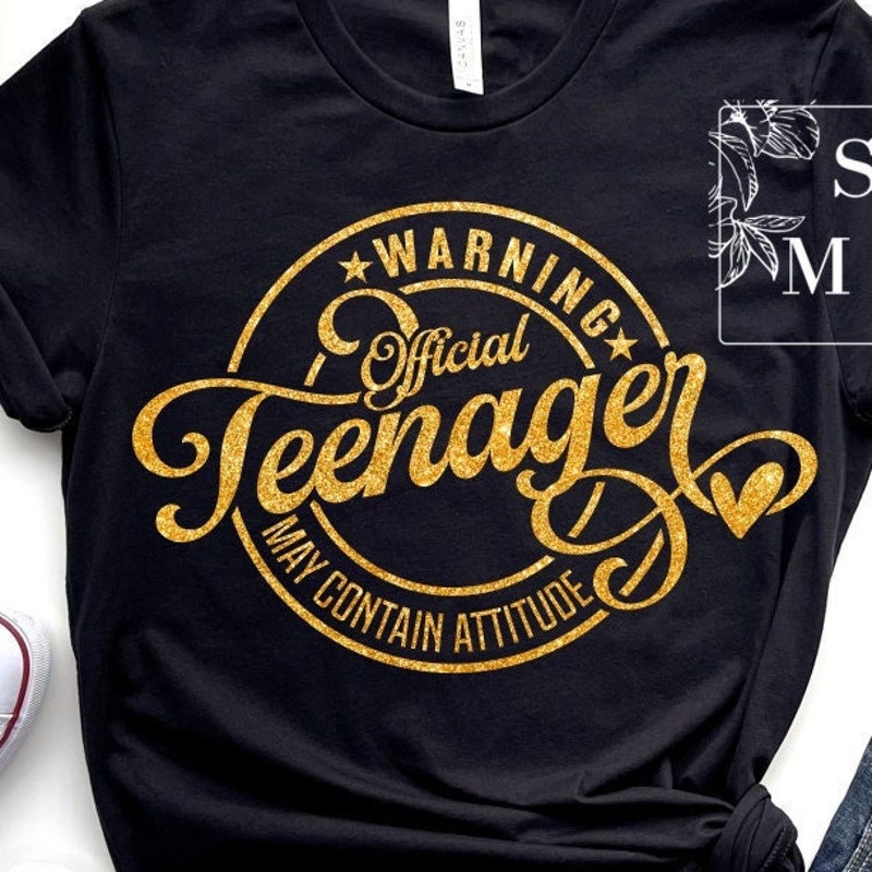 Official Teenager Svg - Etsy
