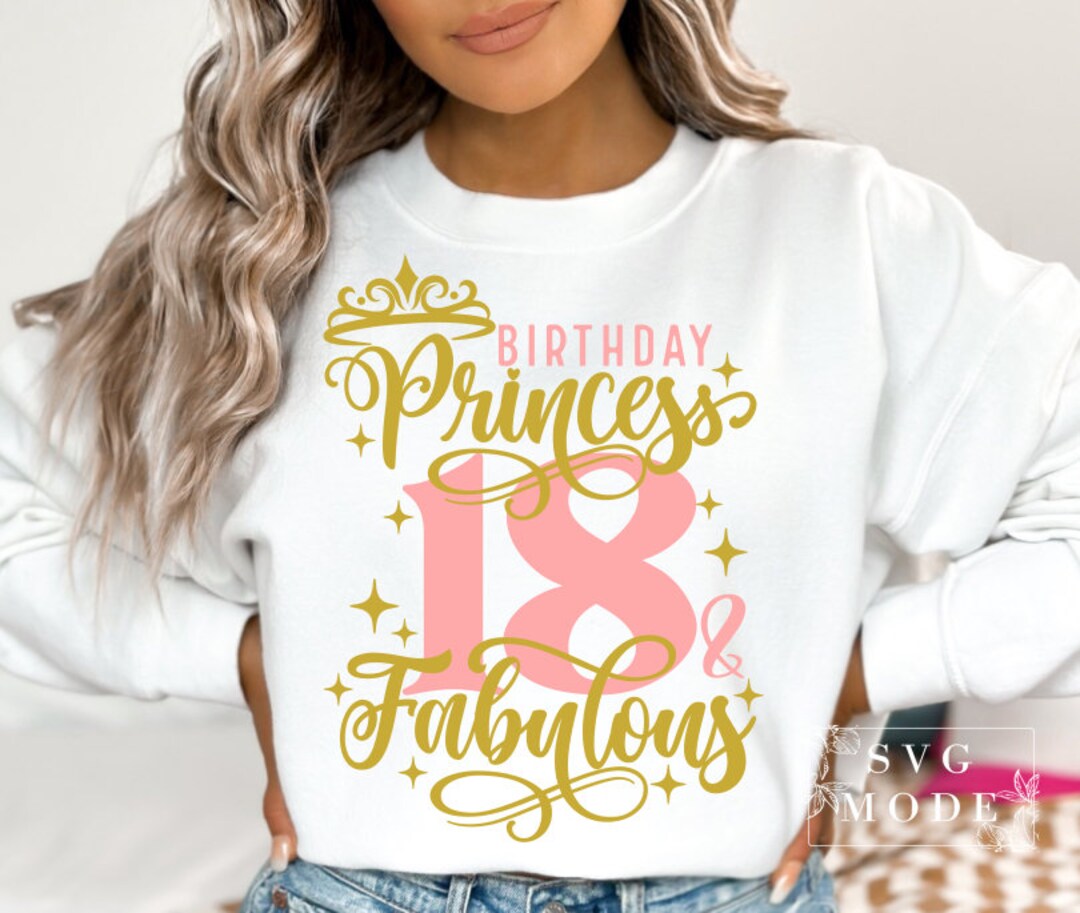 Finally 18 SVG PNG PDF, 18th Birthday Svg, Sweet 18 Shirt Svg, It's My ...