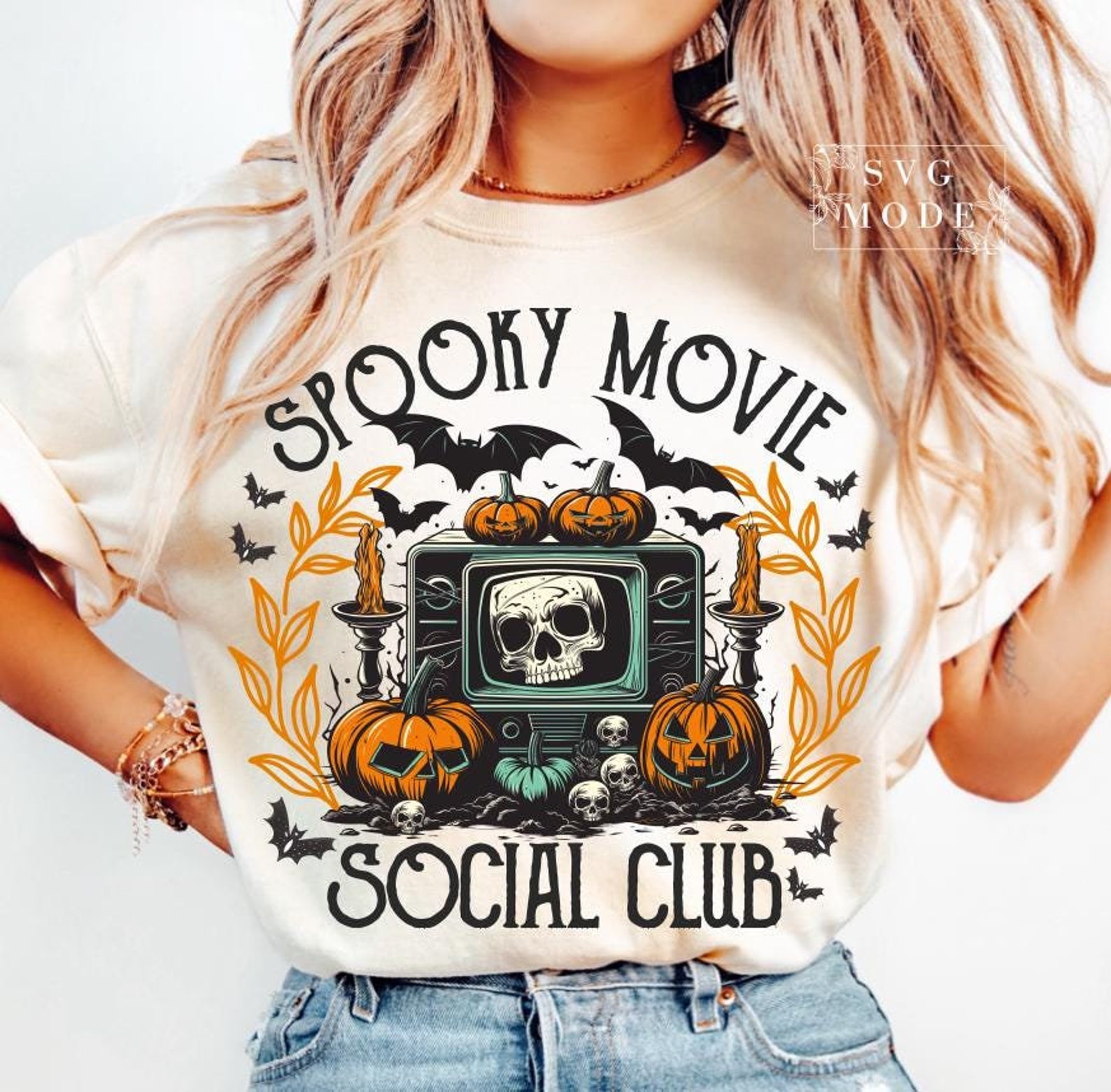 Spooky Movie Social Club PNG, Horror Movie Social Club Png, Spooky ...