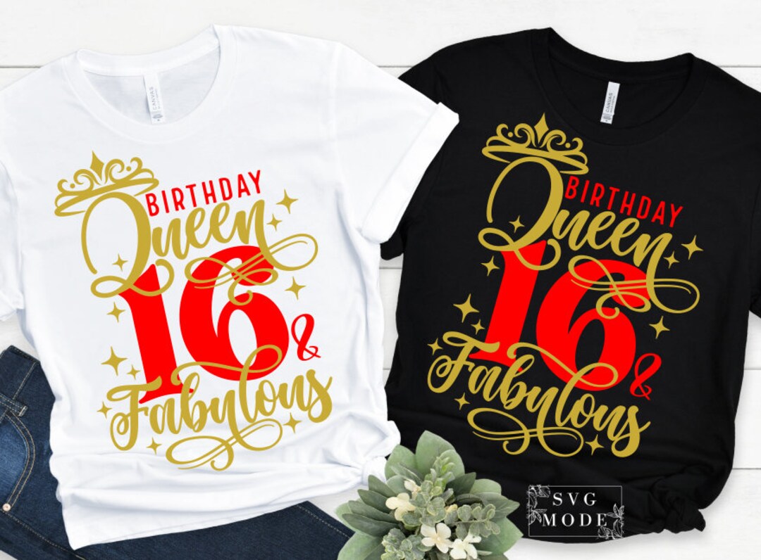 16th and Fabulous Svg Png, 16th Birthday Svg, Officially 16 Svg, Sweet ...